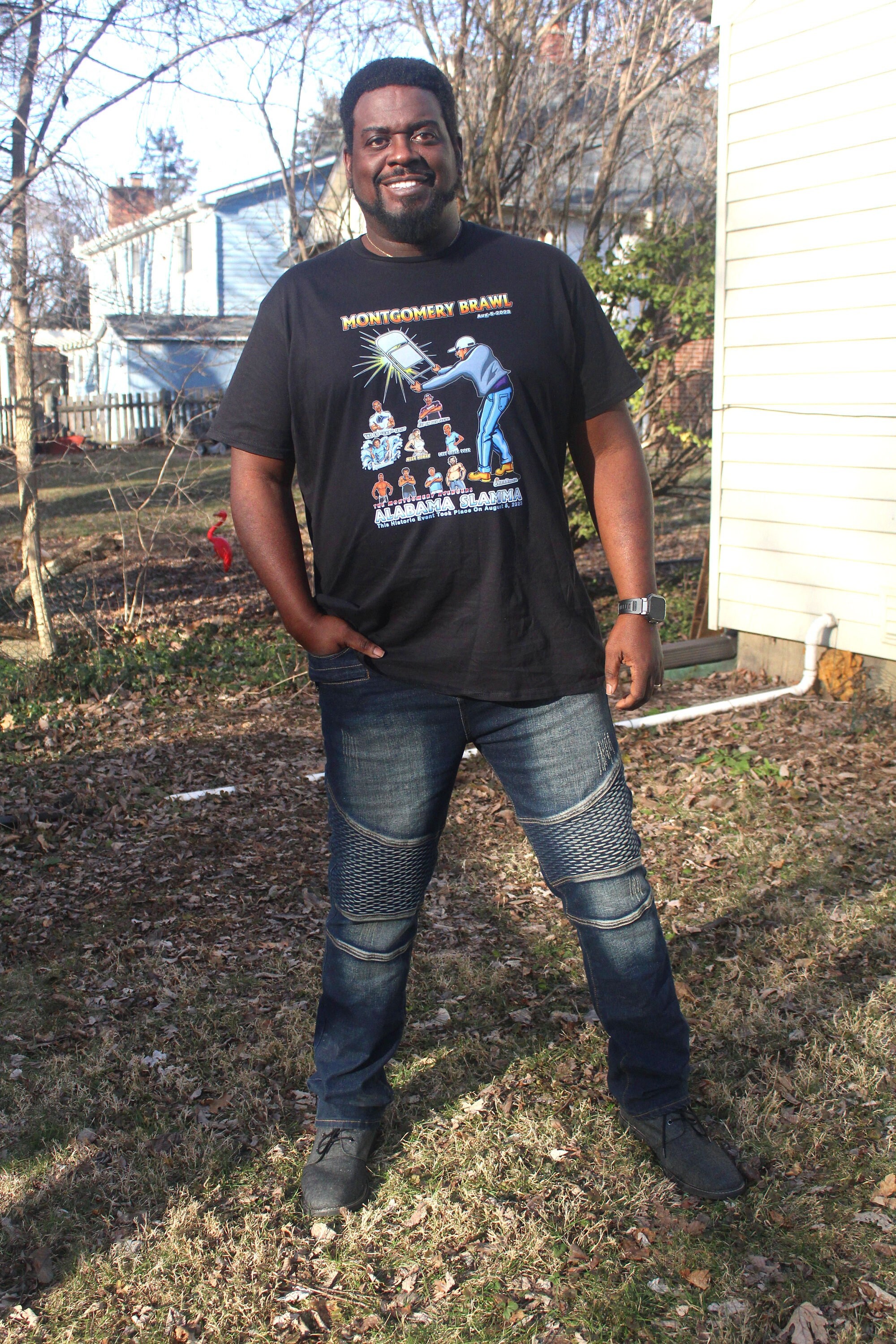 DELUXE Montgomery Alabama Dock Hero T-shirt-montgomery Brawl / Alabama ...