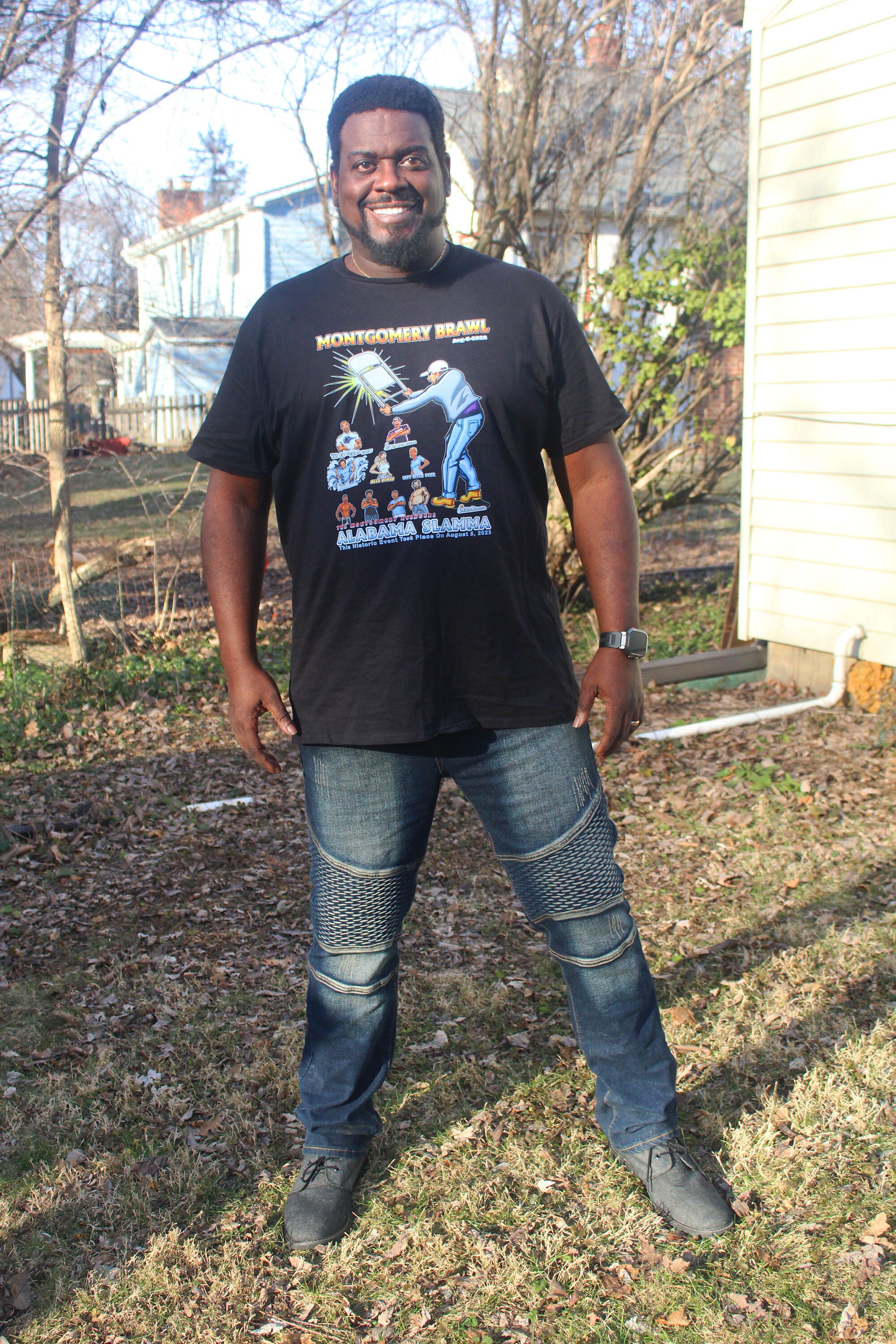 DELUXE Montgomery Alabama Dock Hero T-shirt-montgomery Brawl / Alabama ...