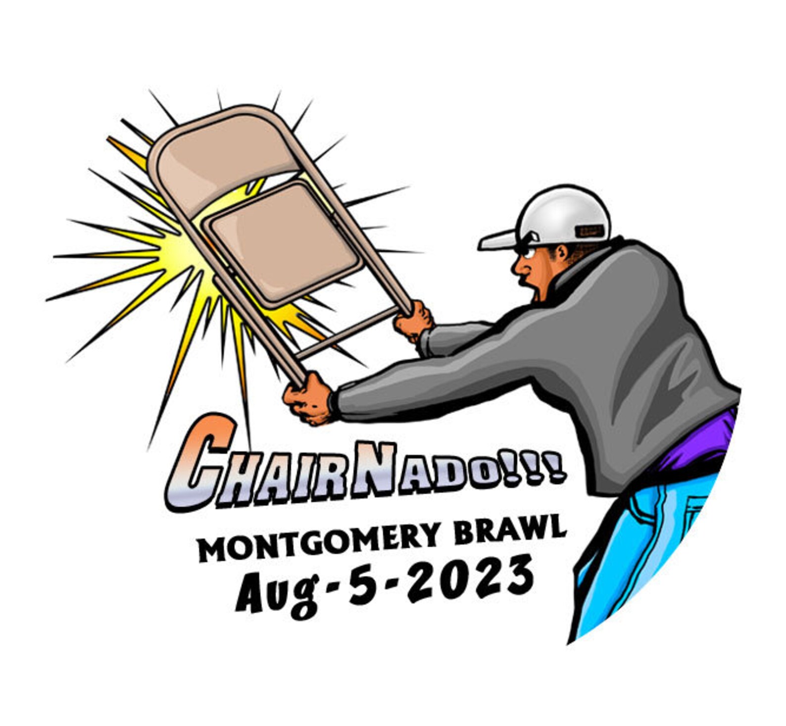 Montgomery Brawl Hero Stickers - Dock Heroes; Alabama Slamma, Black ...