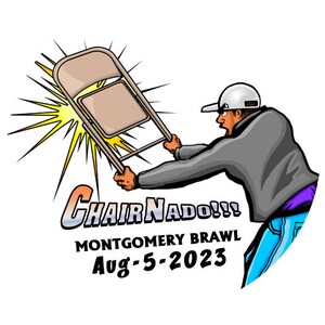 Montgomery Brawl Hero Stickers - Dock Heroes; Alabama Slamma, Black ...