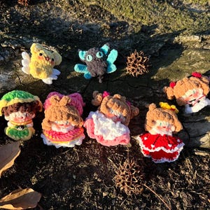 Handmade Crochet Amigurumi Cardcaptor Sakura Keychains/ Toys / Home ...