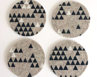 Triangle coasters | Etsy