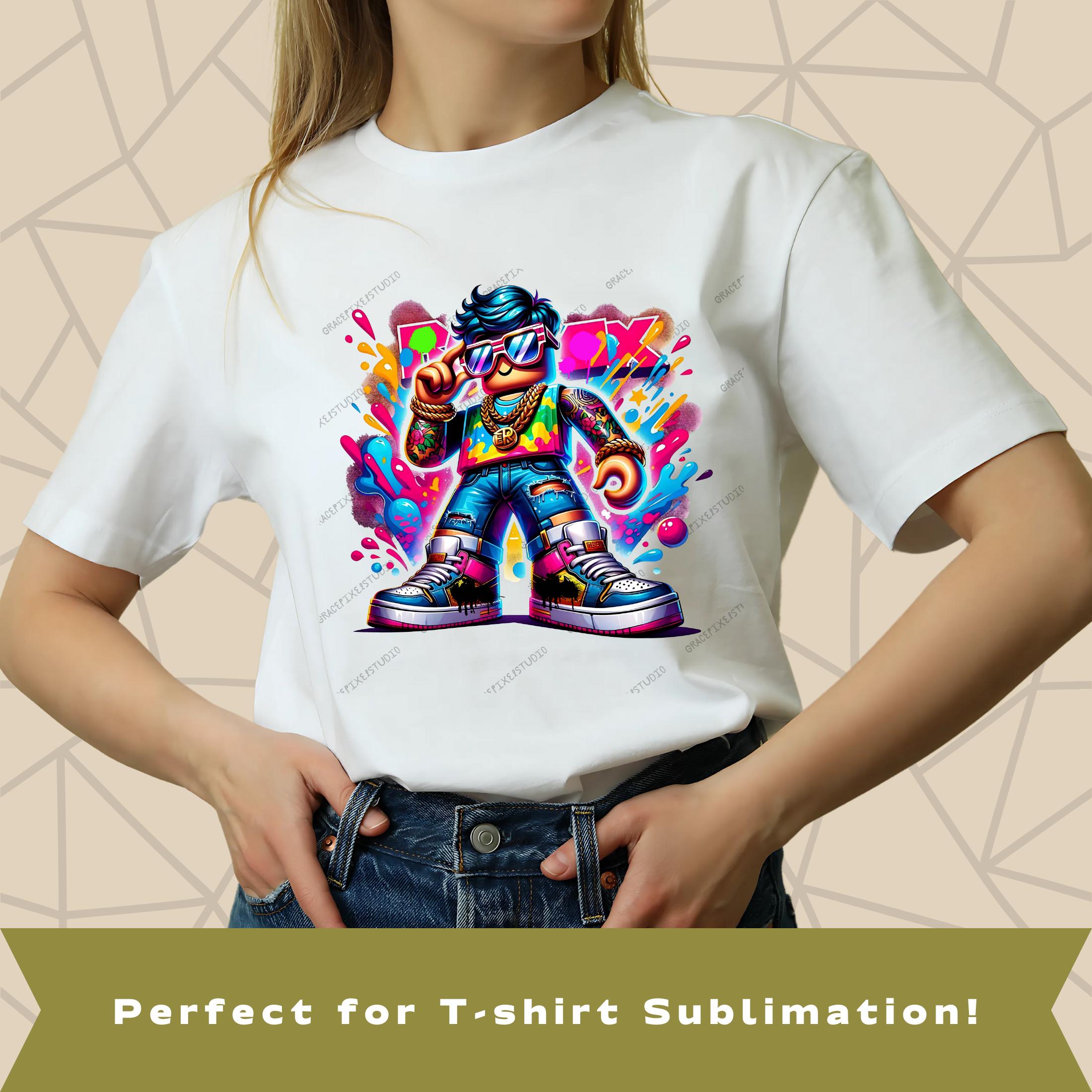 Trendy Gaming Character Png Graffiti-style Video Game Art Prints Png ...