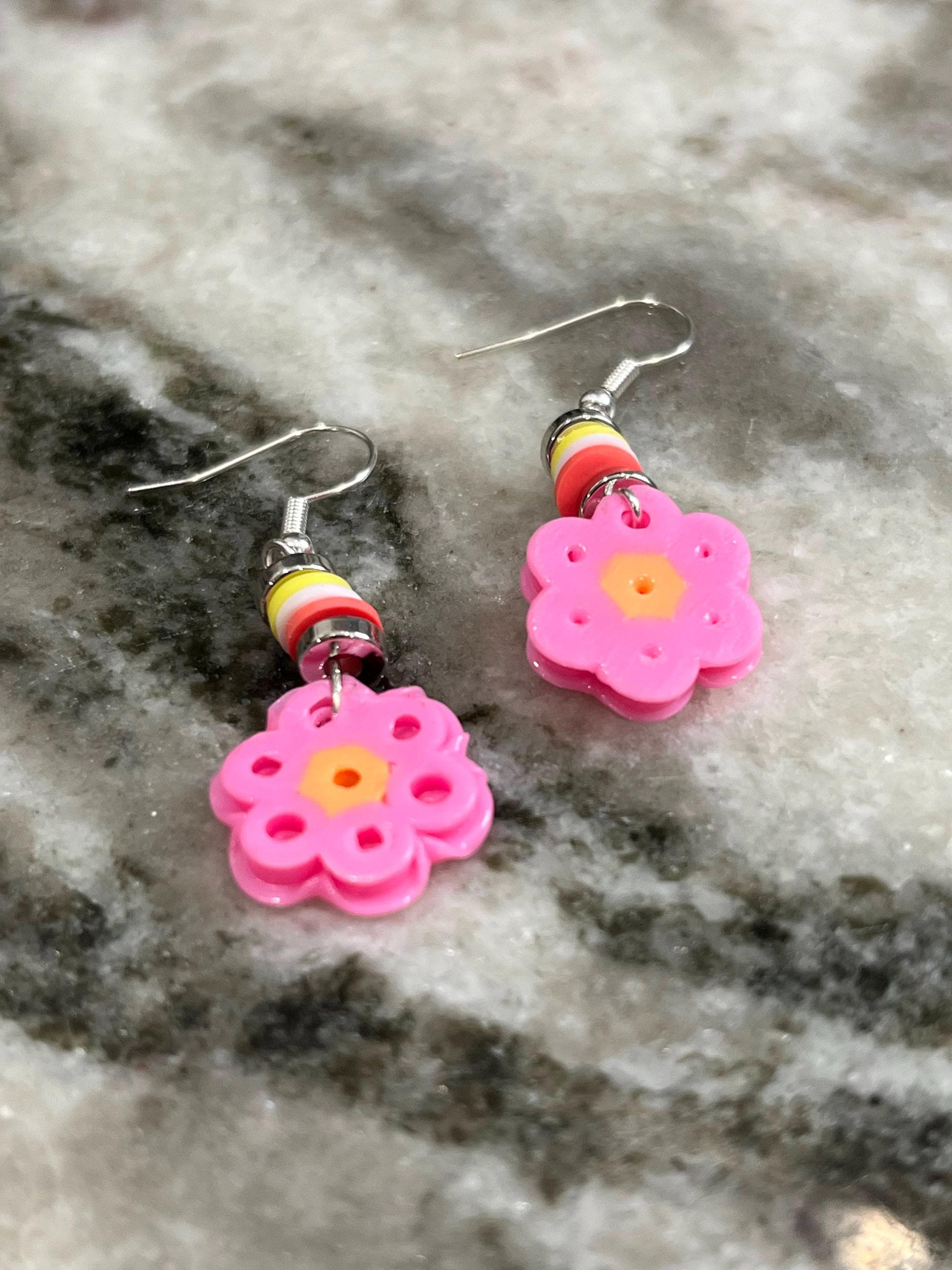 Custom Perler Bead Earrings and Keychains - Etsy
