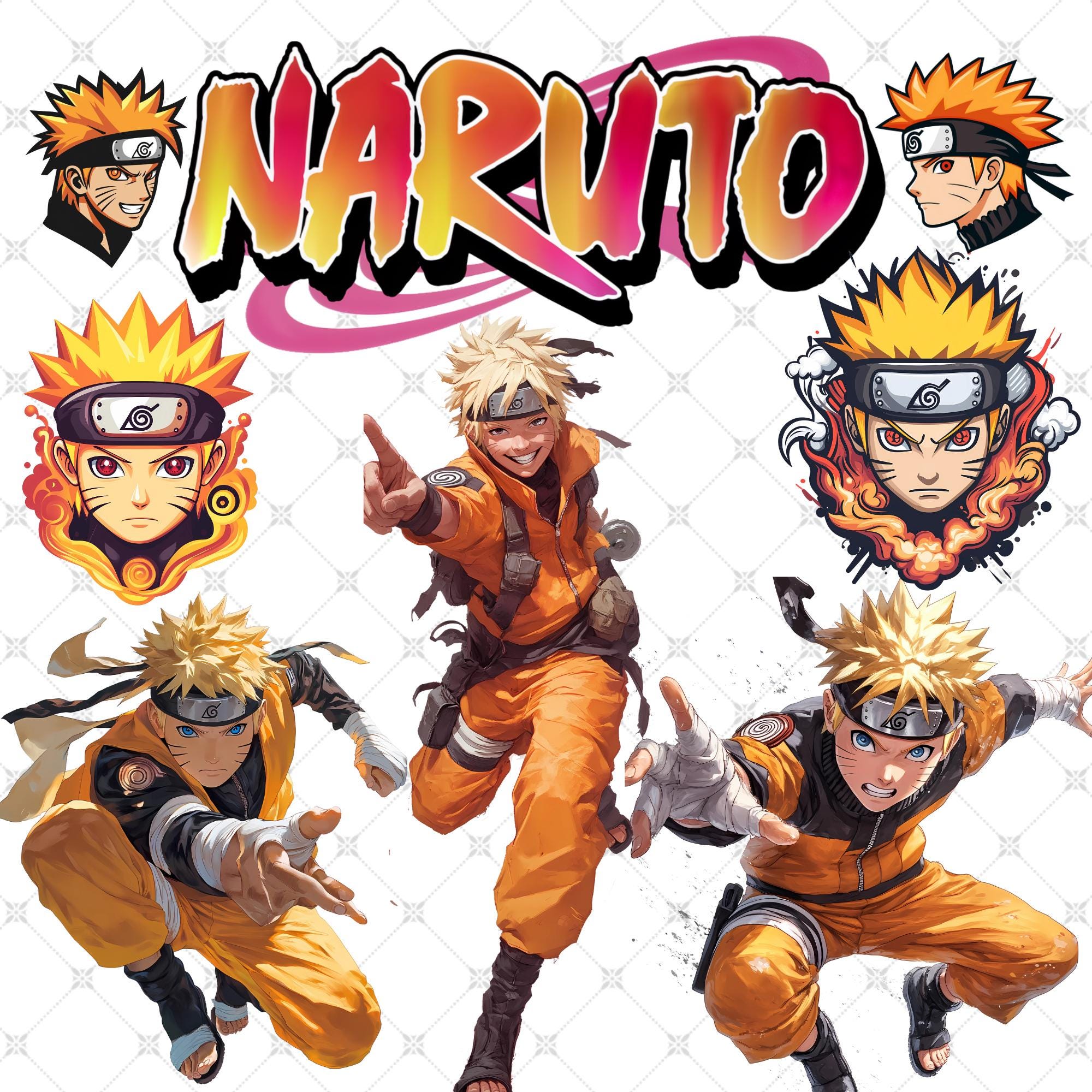 Naruto PNG Bundle of 20 Cartoon Png Design Game PNG Designs Naruto ...