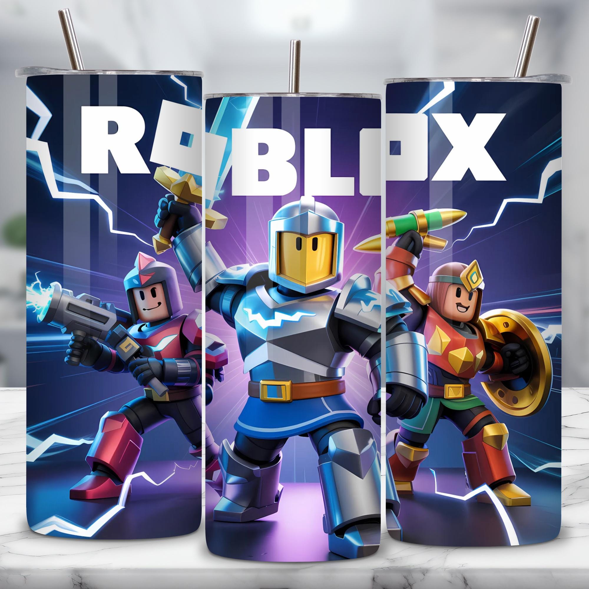 Roblox Tumbler Wrap | 20oz Straight Tumbler Wrap Design | Games Tumbler ...