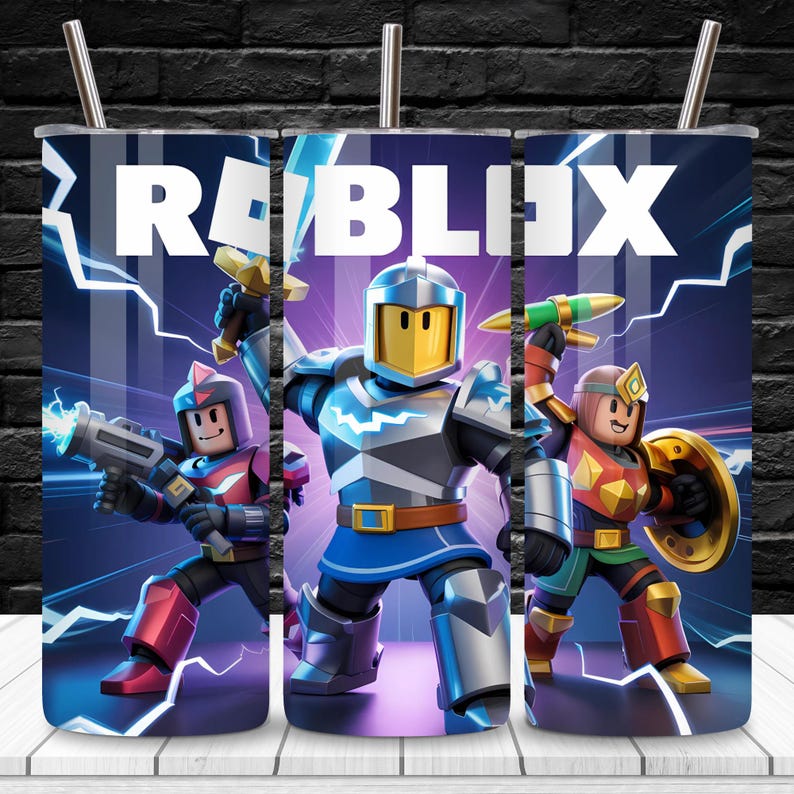 Roblox Tumbler Wrap: 20oz Straight Gaming Design (digital Download) - Etsy