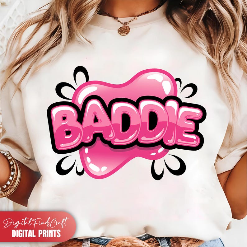 Baddie PNG Bundle | Pink Glow Digital Design | Trendy Baddie Aesthetic ...