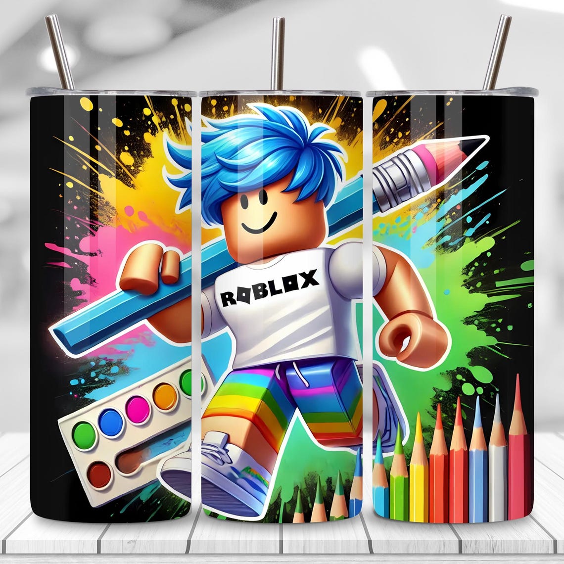Roblox Tumbler Wrap PNG: 20oz Skinny Sublimation (digital Download) - Etsy