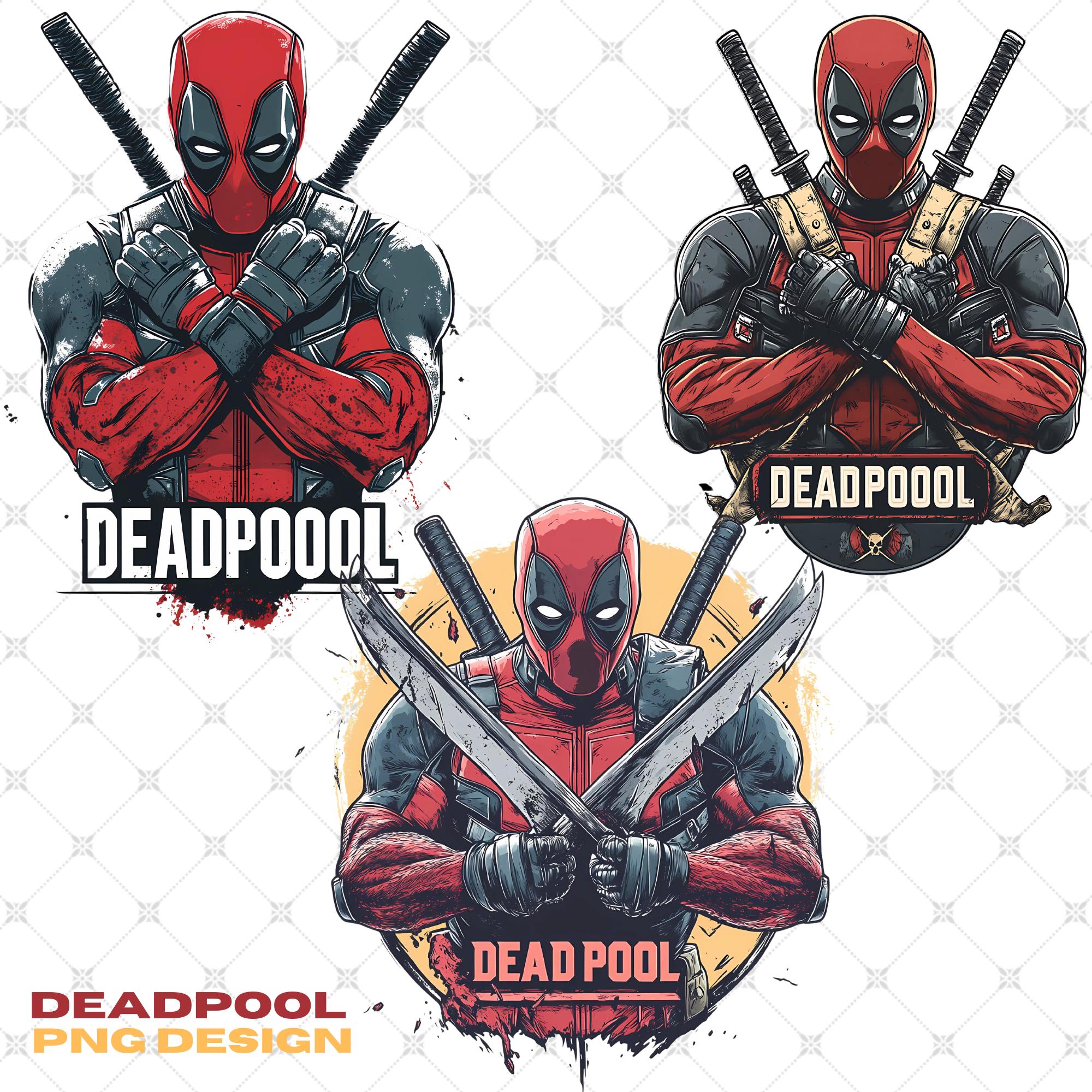 3 Png Bundle of Deadpool PNG | Marvel Besties Comic Digital Download ...