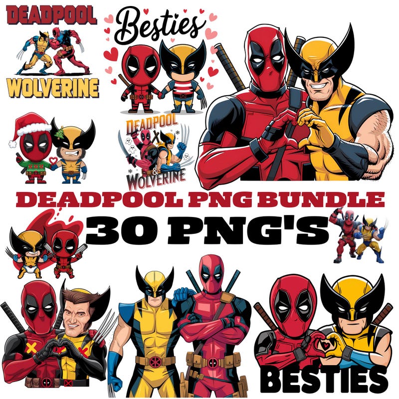 Characters in Deadpool - Etsy UK