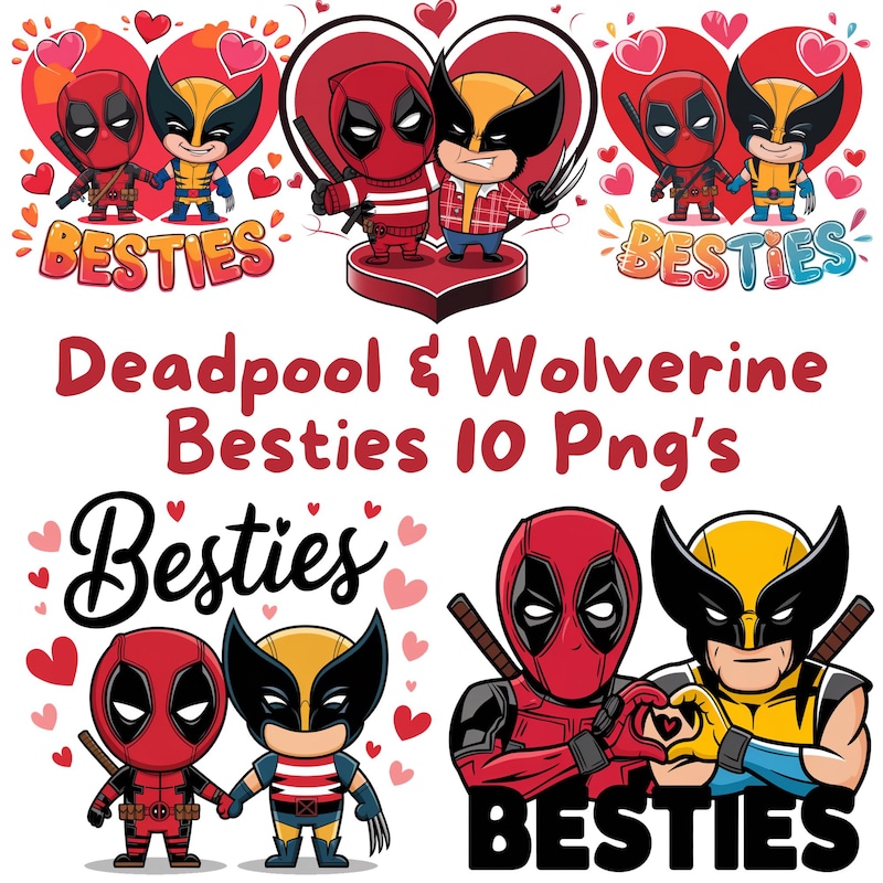 Deadpool Valentines Card Png - Etsy