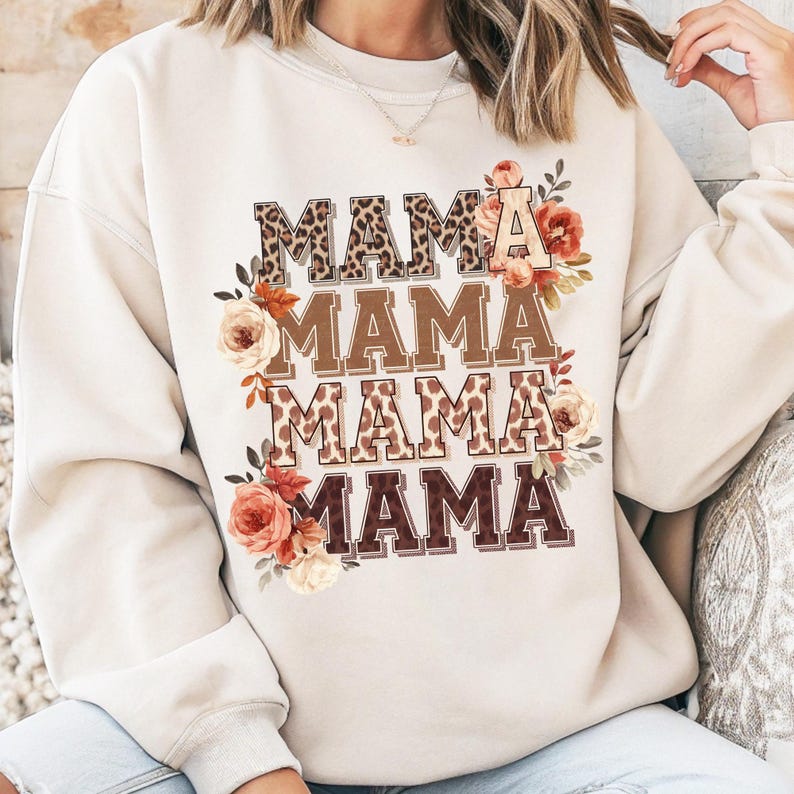 40 Mama PNG Bundle | Mom Life Sublimation Designs | Trendy Retro Mama ...