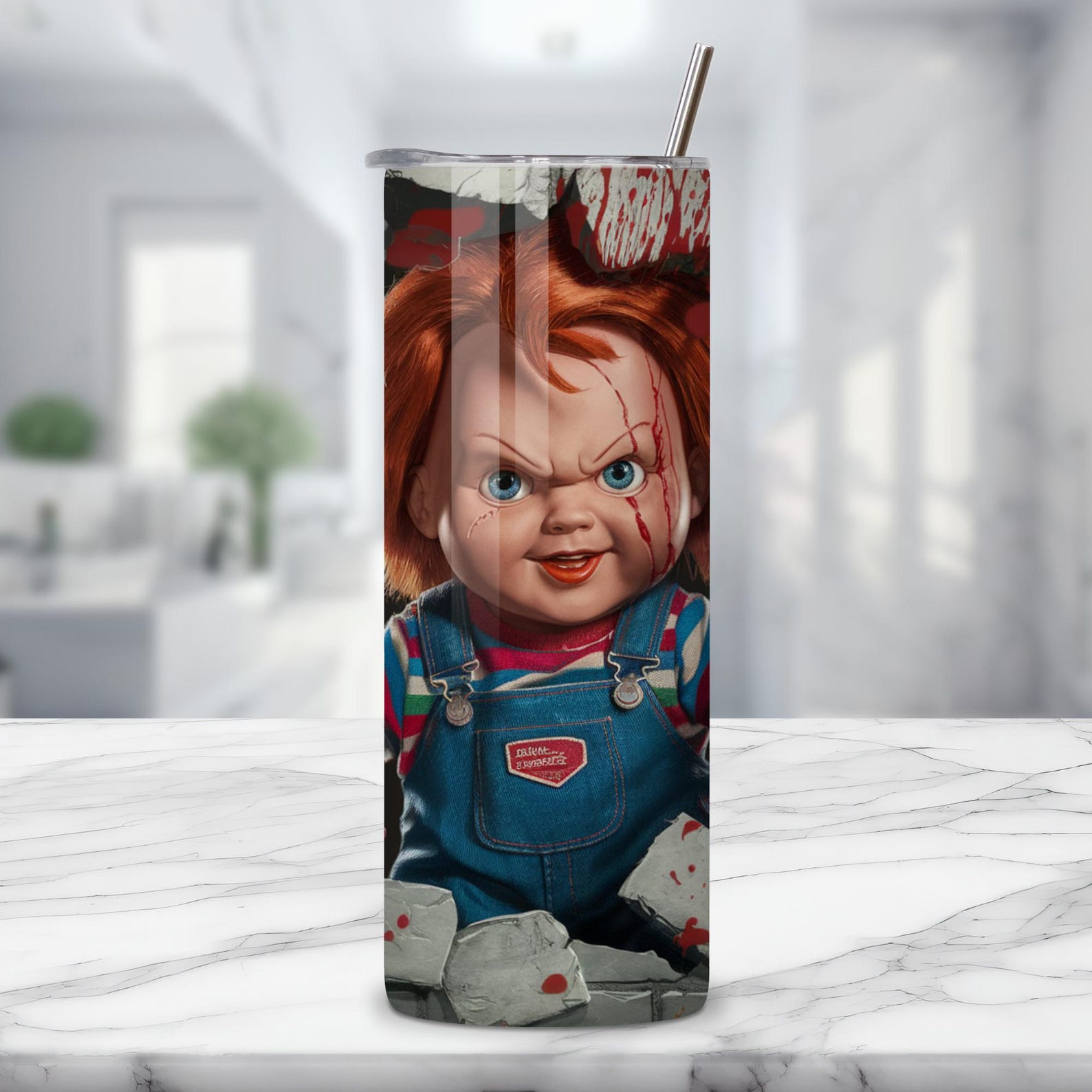 Chucky Horror 20oz Tumbler Wrap: Halloween PNG Design (digital Download ...