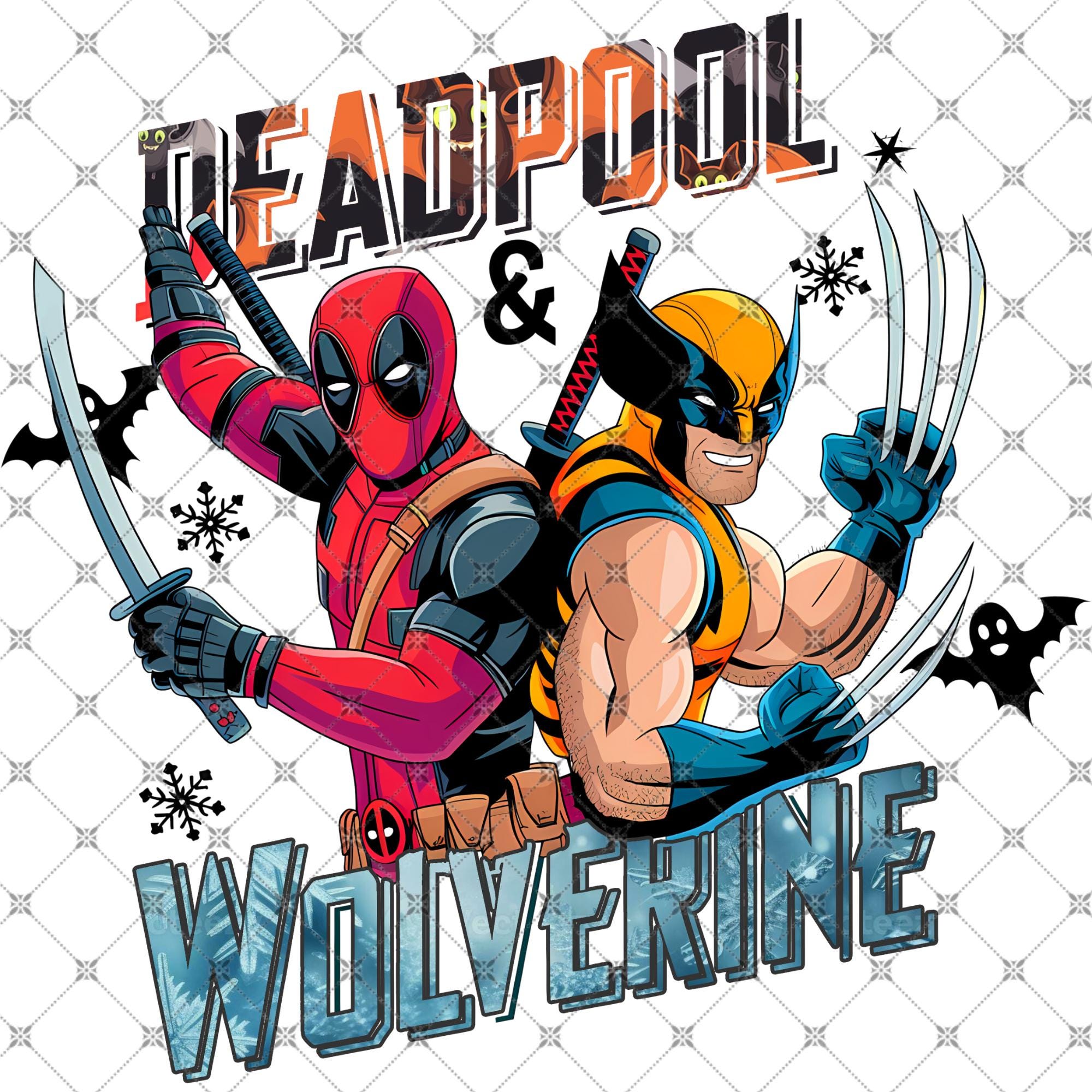 Bundle of 30 Deadpool & Wolverine Png's | Deadpool Png | Wolverine Png ...