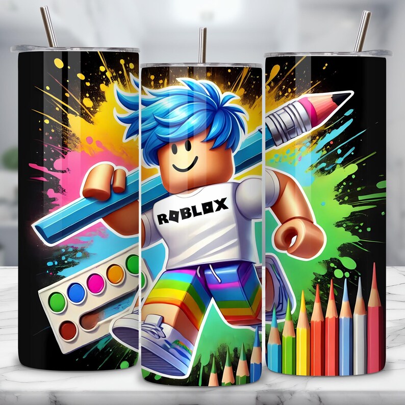 Roblox Tumbler Wrap PNG: 20oz Skinny Sublimation (digital Download) - Etsy