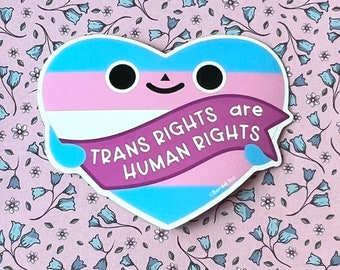 Trans Rights Sticker - Etsy