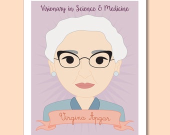 Virginia Apgar - Etsy