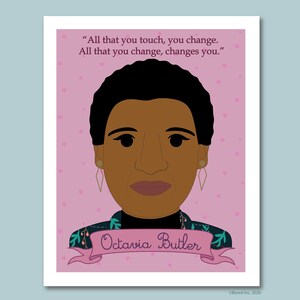 Sheroes Collection: Octavia Butler 8x10 Art Print, Famous Women in ...