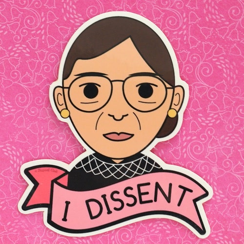 Ruth Bader Ginsburg I Dissent Collar Kitchen Apron - Etsy