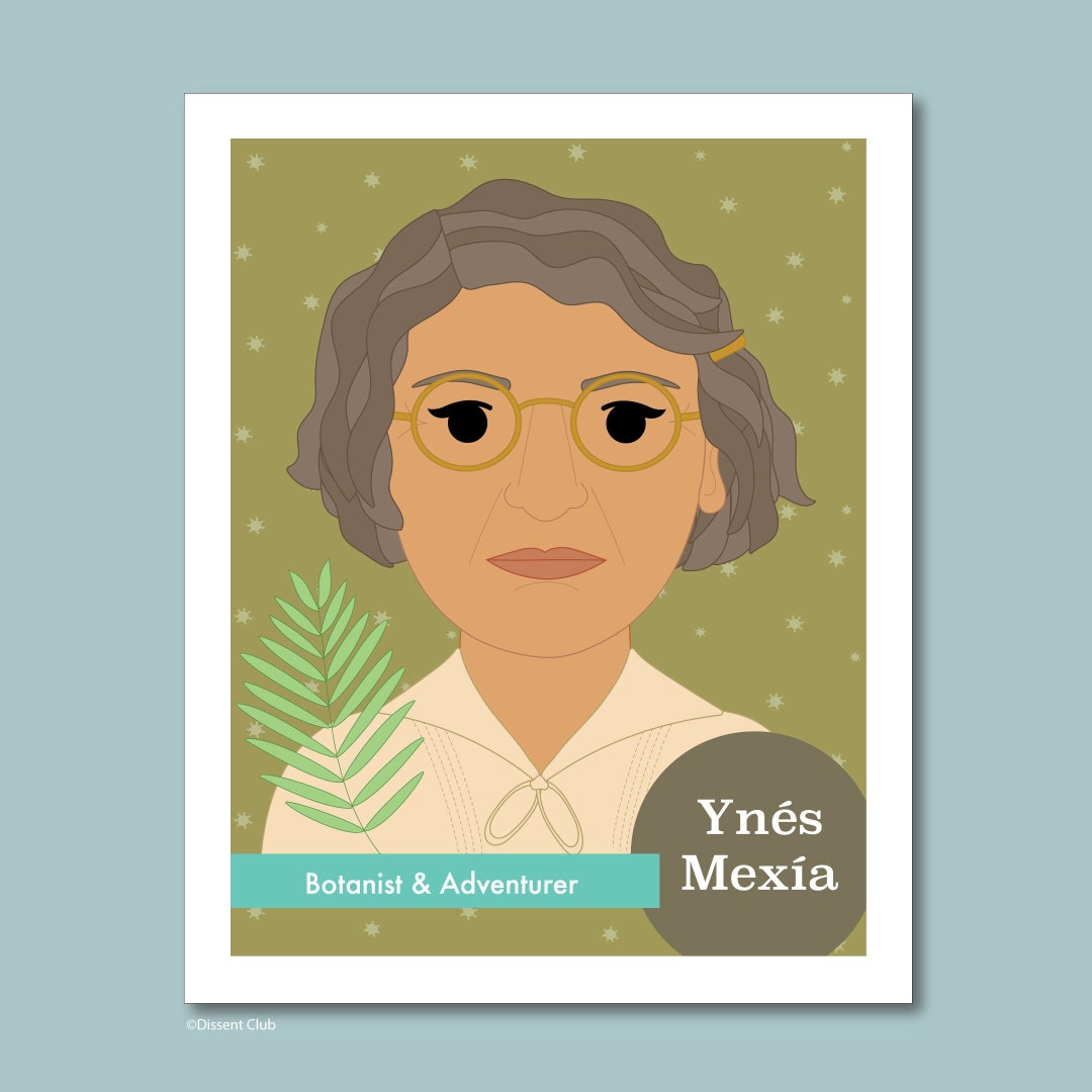 Sheroes Collection: Ynés Mexía 8x10 Art Print Famous Women in - Etsy
