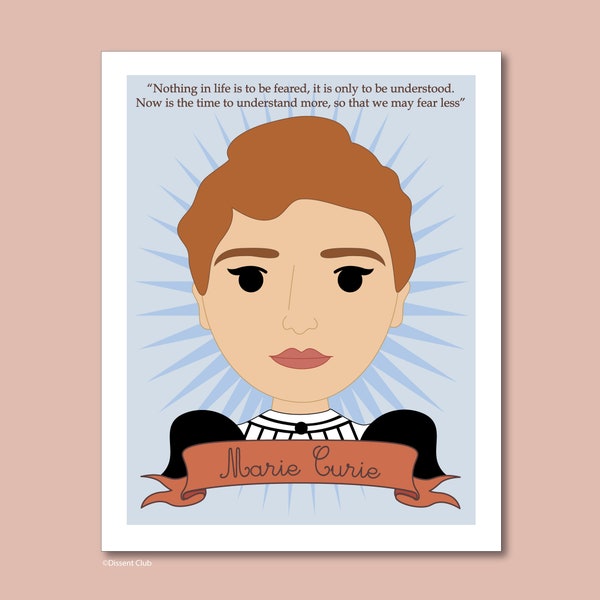 Marie Curie - Etsy