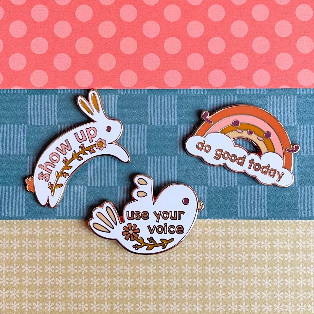 Sale Do Good Pin Collection Allyship Affirmation Enamel - Etsy