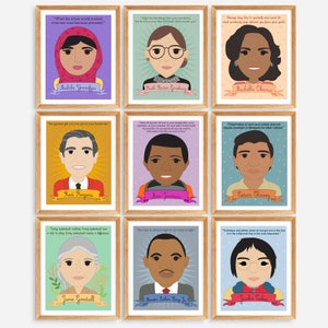 Sheroes Collection: Rosa Parks 8x10 Art Print, Famous Women in Black ...
