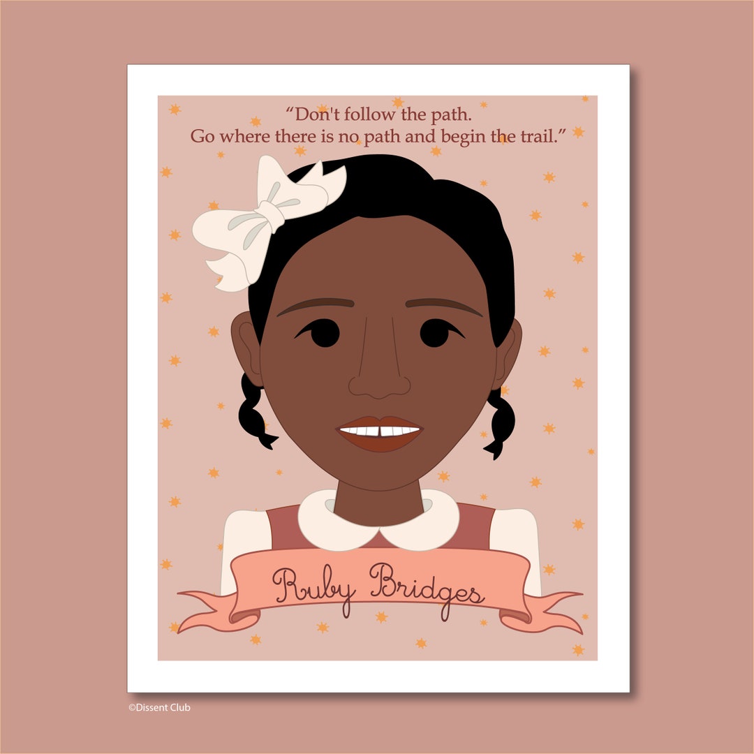 Sheroes Collection: Ruby Bridges 8x10 Art Print Famous Women in Civil ...