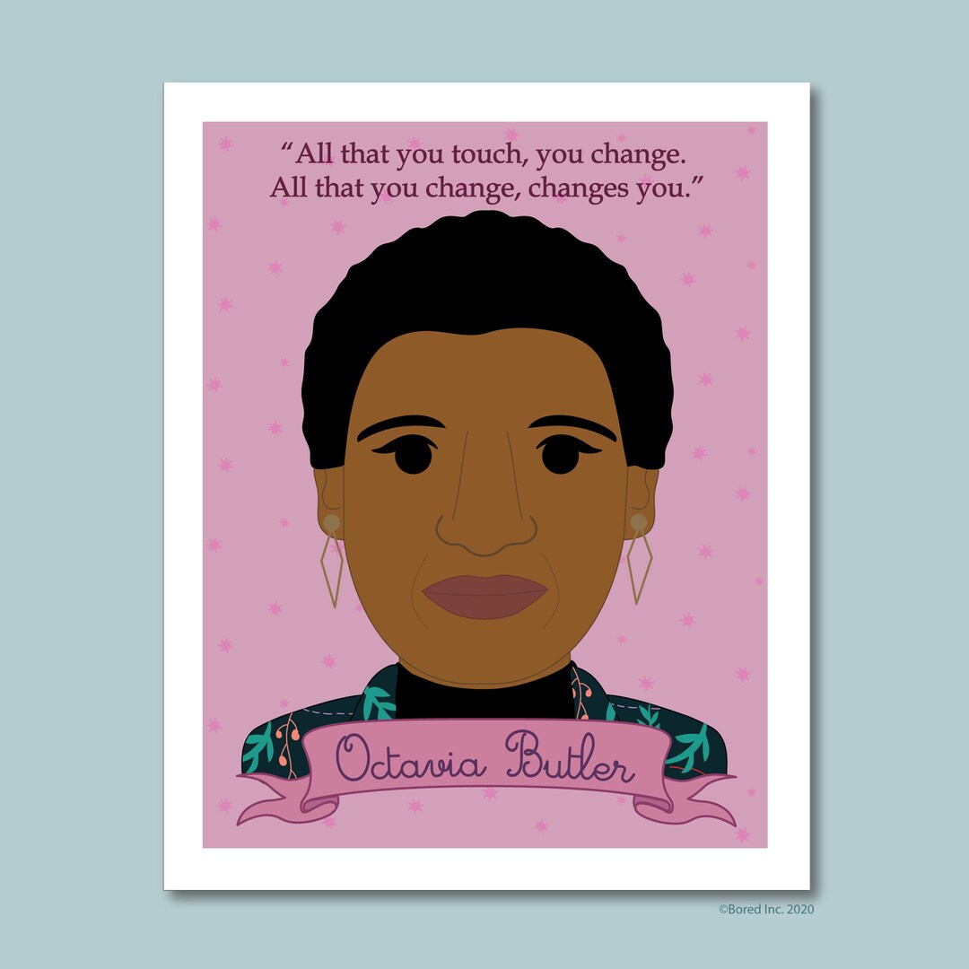 Sheroes Collection: Octavia Butler 8x10 Art Print, Famous Women in ...