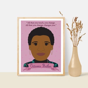 Sheroes Collection: Octavia Butler 8x10 Art Print, Famous Women in ...