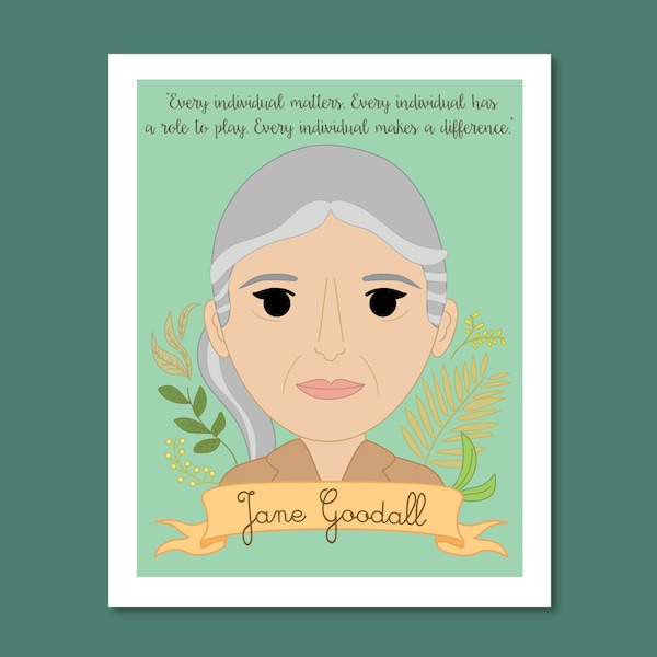 Jane Goodall Quotes - Etsy