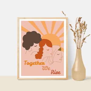 Together We Rise, Women's Equality 8x10 Art Print - Etsy