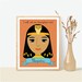 Sheroes Collection: Cleopatra 8x10 Art Print, Famous Women in Egyptian ...