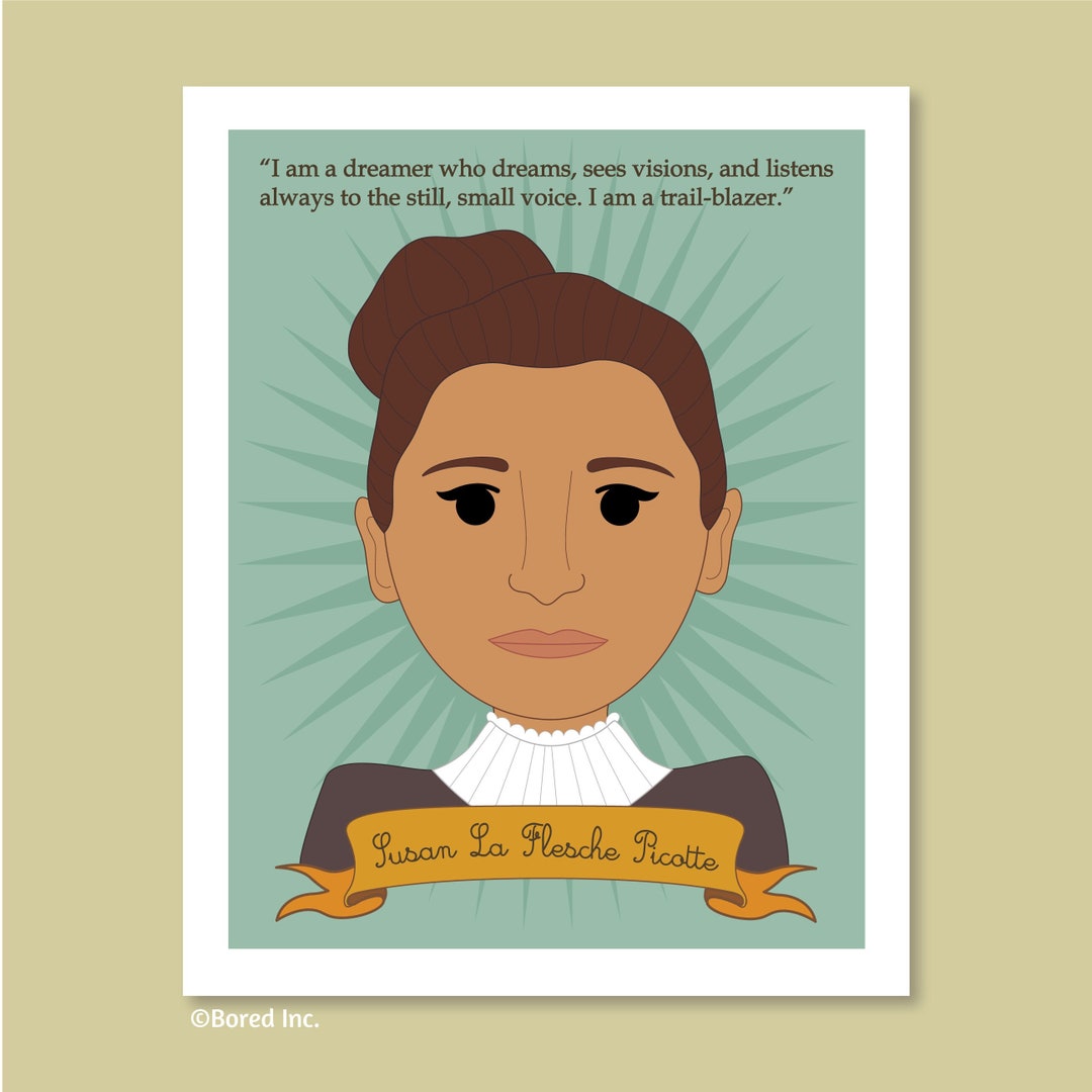 Sheroes Collection: Susan La Flesche Picotte 8x10 Art Print, Famous ...