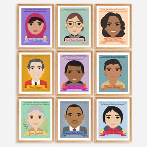 Heroes Collection: Cesar Chavez 8x10 Art Print, Famous Individuals in ...