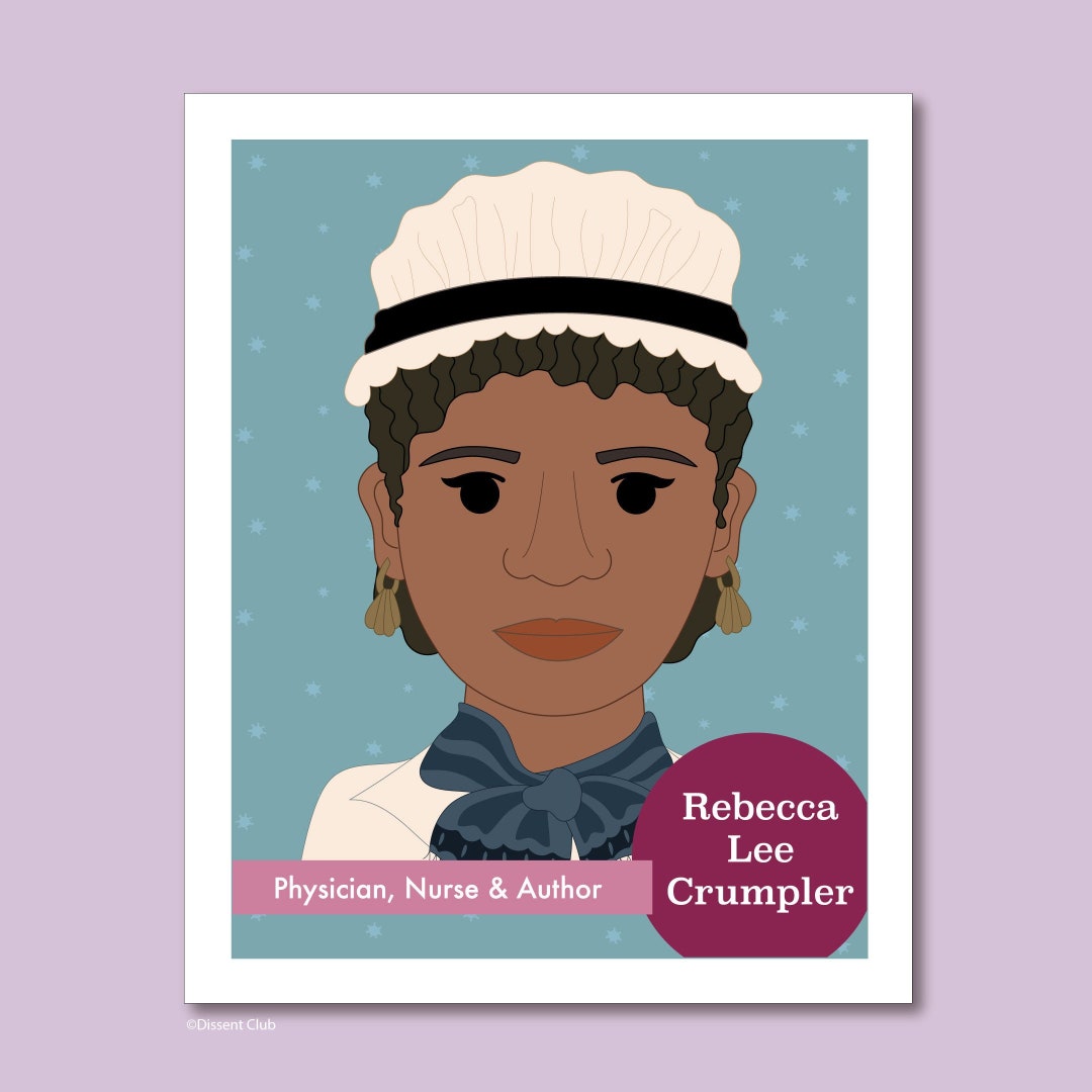 Sheroes Collection: Rebecca Lee Crumpler 8x10 Art Print, Famous Women ...