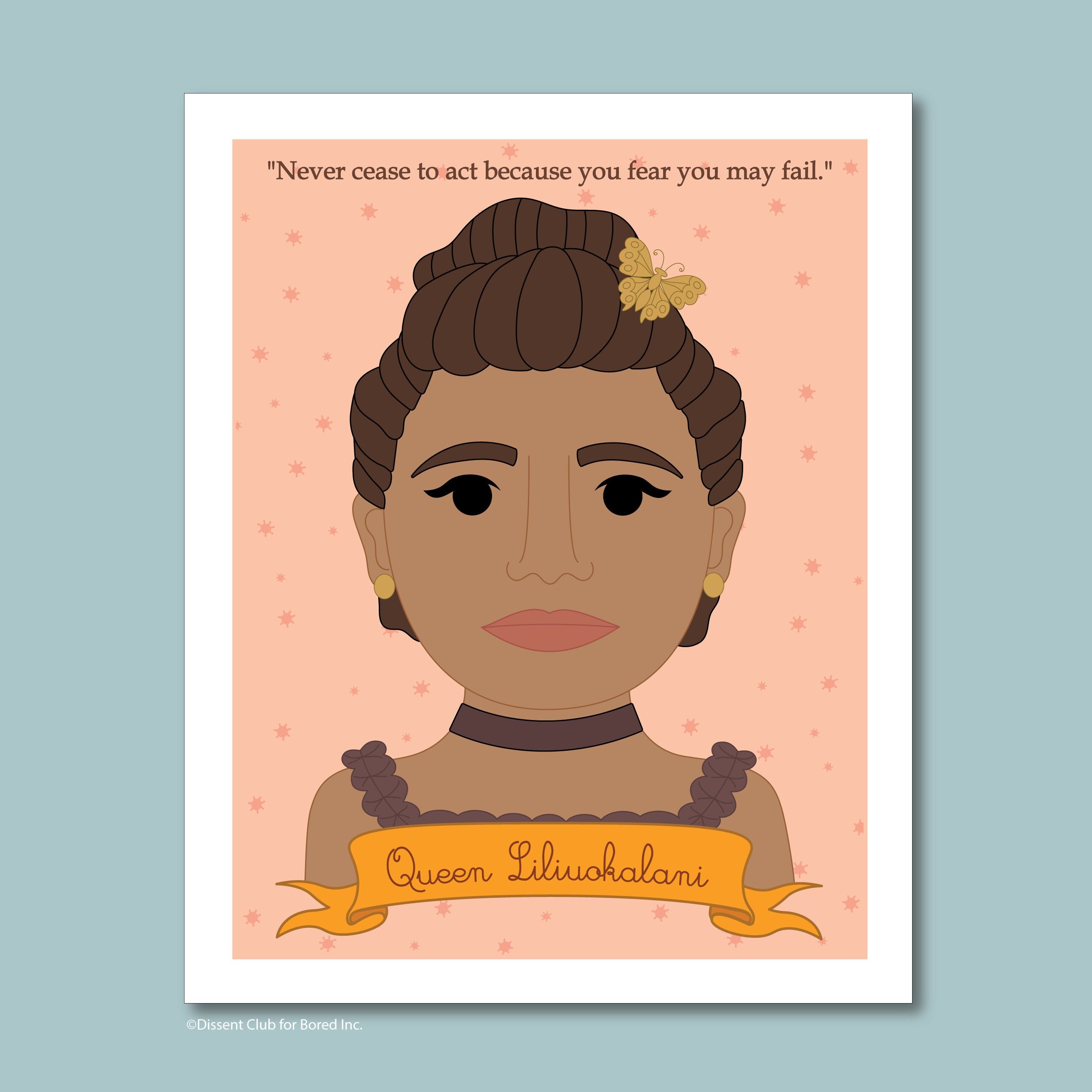 Queen Liliuokalani Cartoon