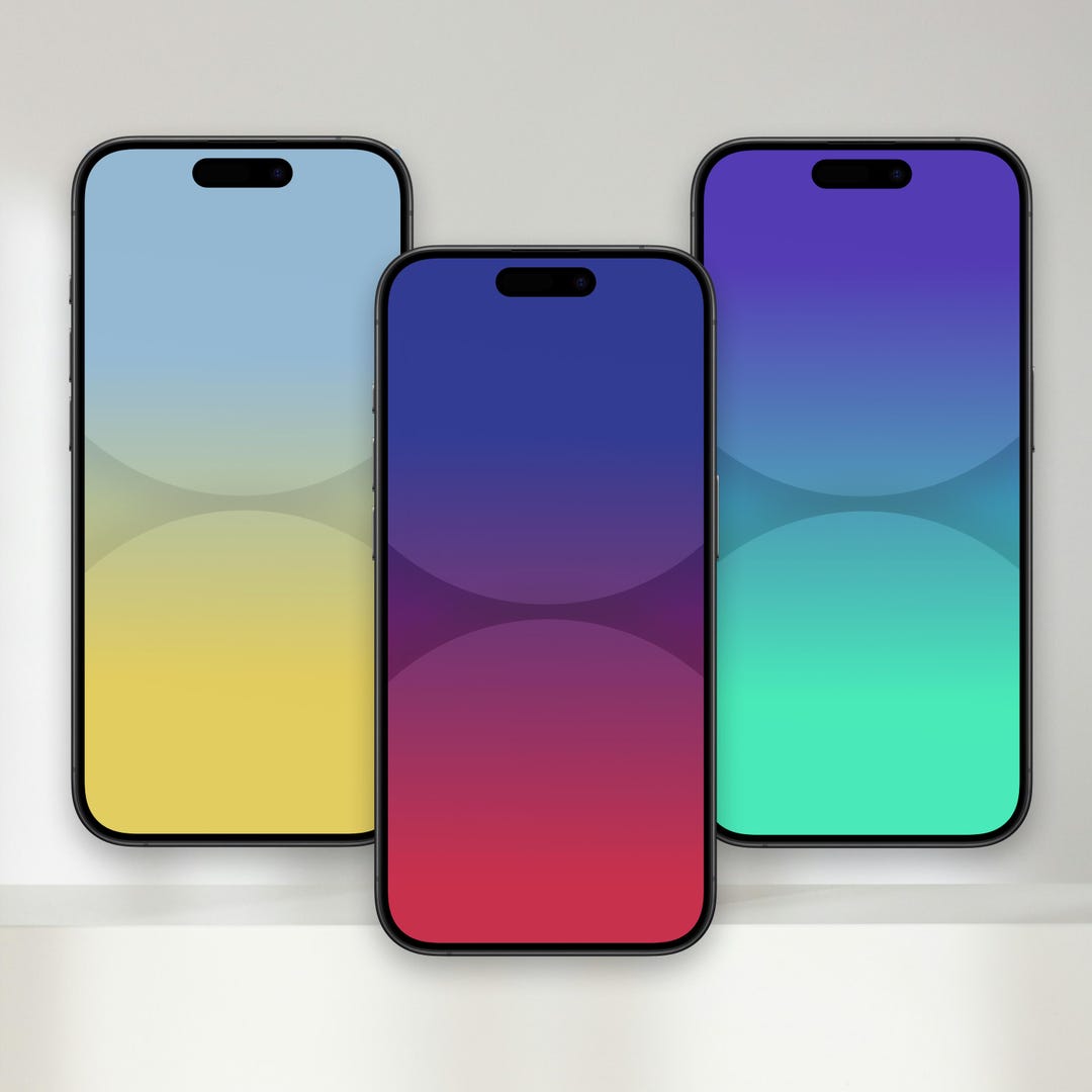 Minimalist Gradient Mobile Wallpaper | Digital Download | Abstract ...