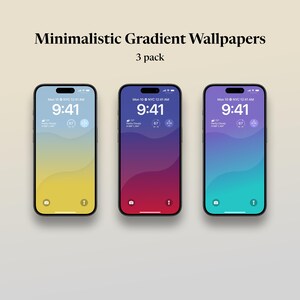 Minimalist Gradient Mobile Wallpaper | Digital Download | Abstract ...