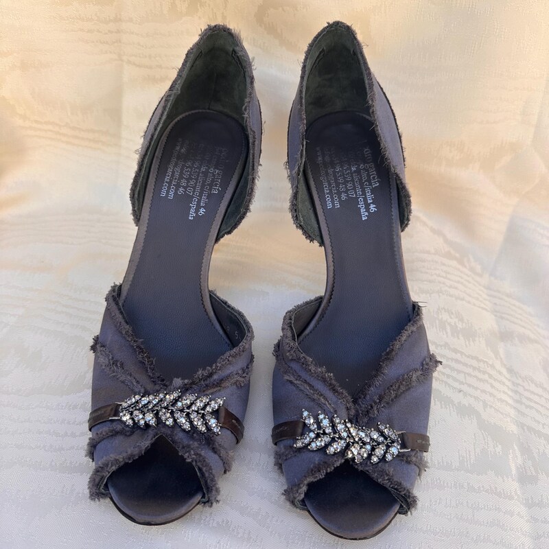 Crystal Peep Toe Pump - Etsy