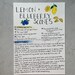 Lemon Blueberry Scones Hand Illustrated Recipe Card (PDF Download ...