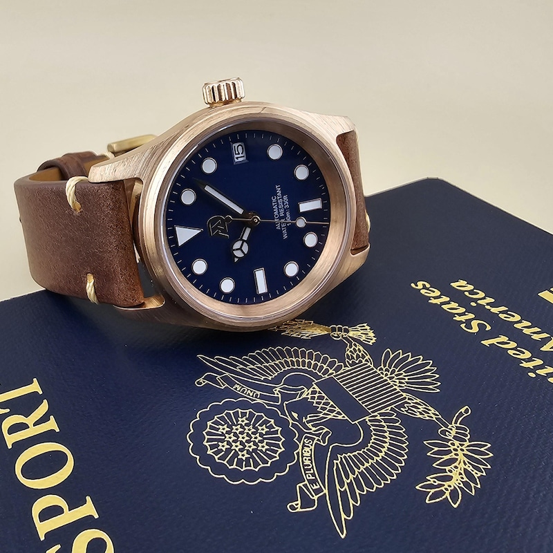 Vintage Seiko 5 Gold Blue - Etsy