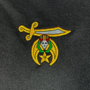 Masonic Shriner Scimitar Customizable Men's Polo - Etsy