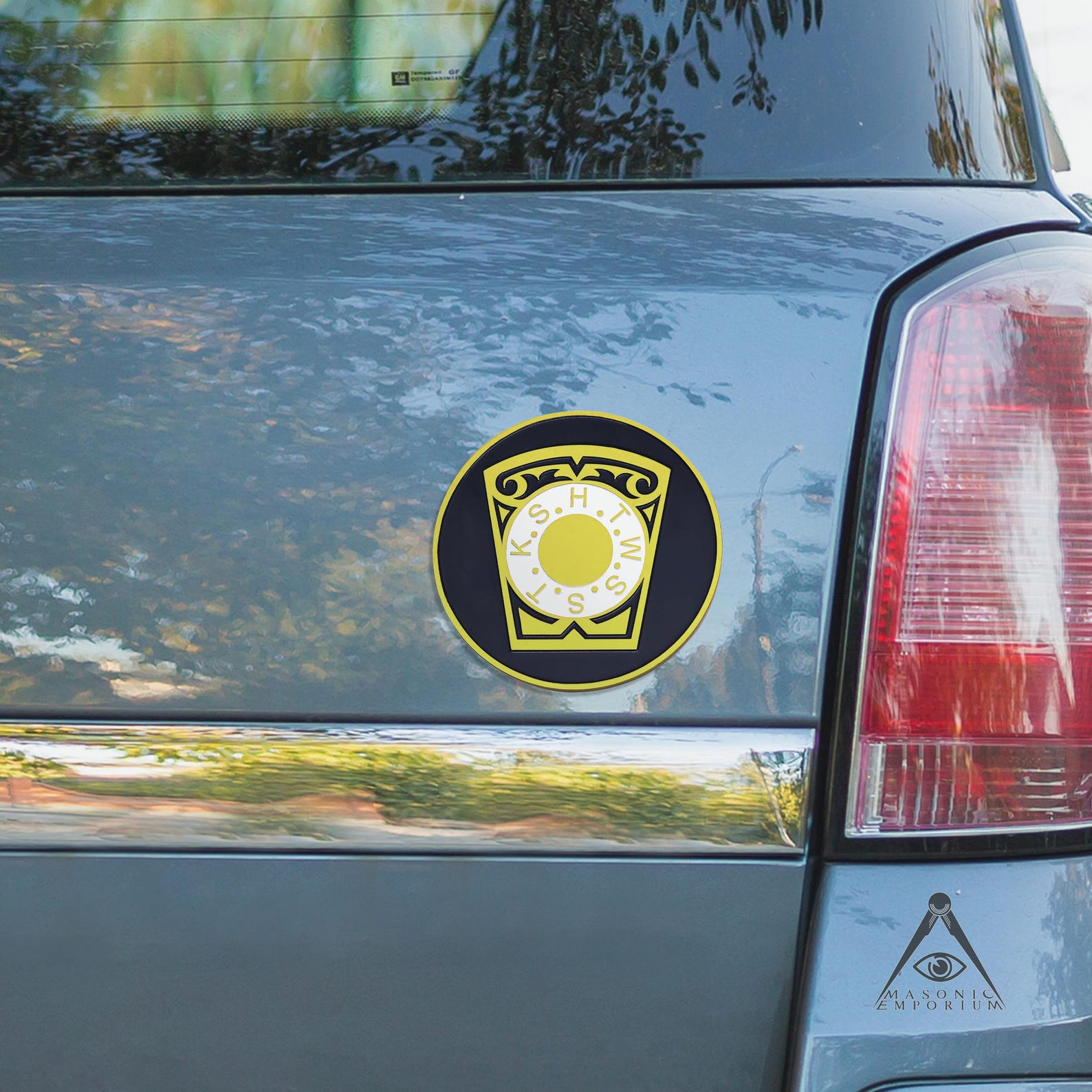 Keystone Masonic Auto Emblem - Etsy