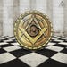 Brass Square and Compass Masonic Auto Emblem - Etsy