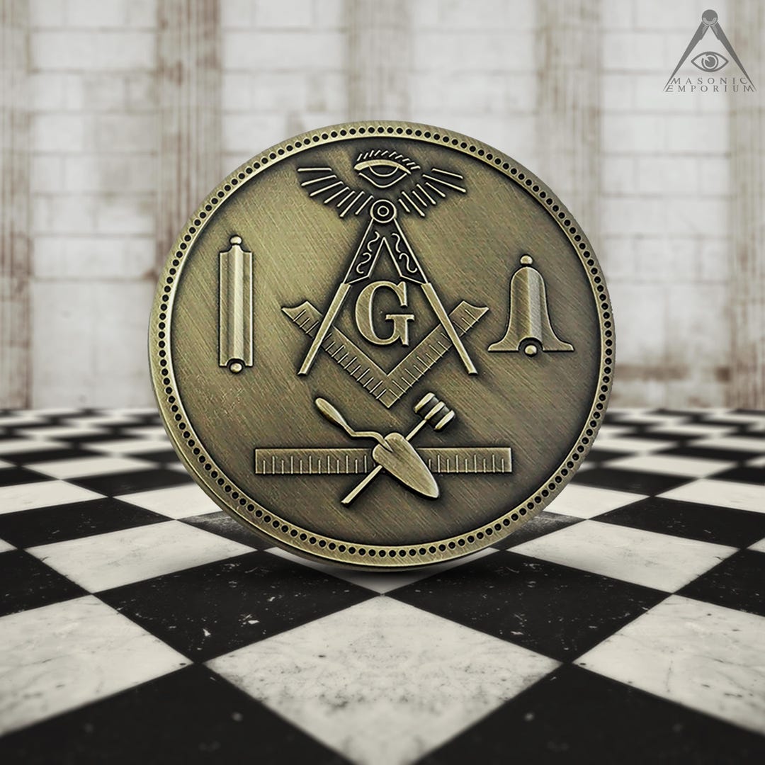 Brass Working Tools Masonic Auto Emblem - Etsy