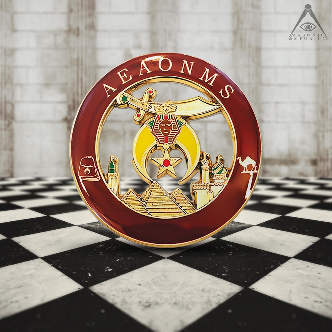 Shriner AEAONMS Auto Emblem - Etsy