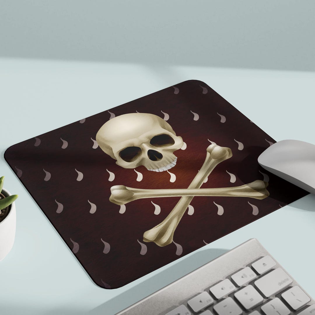 Masonic Skull and Crossbones Mouse Pad - Etsy