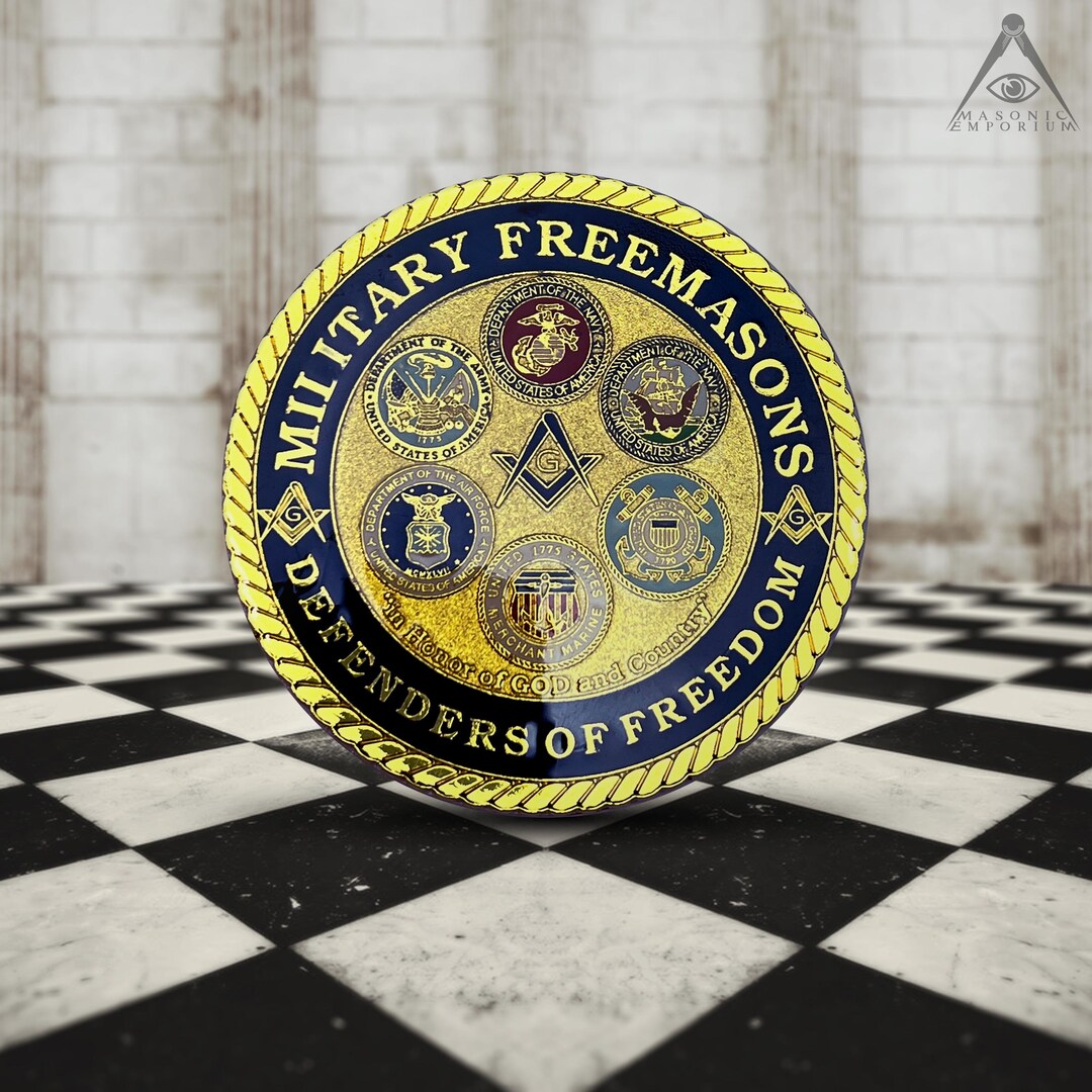 Military Masons Masonic Auto Emblem - Etsy